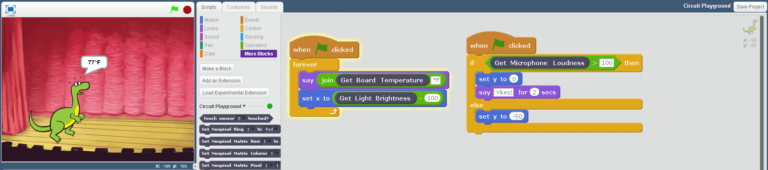 Circuit Playground Scratch Blocks – Embedit Electronics