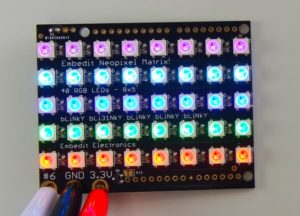 New Product – Neopixel Matrix – Embedit Electronics